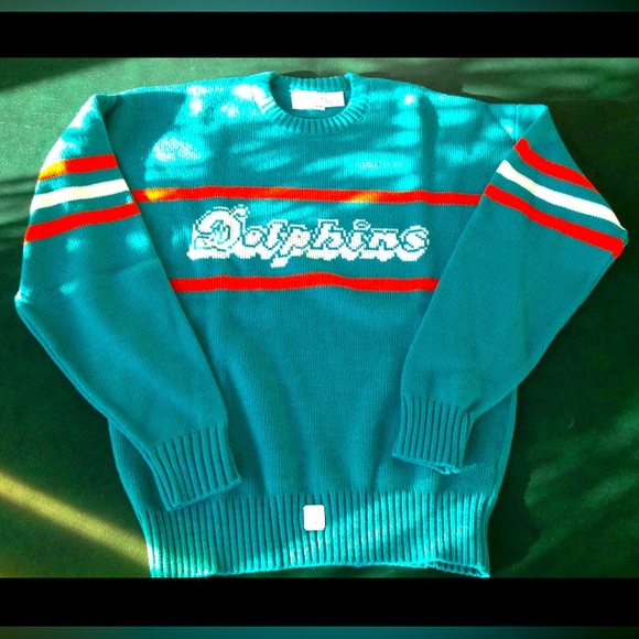 Sweaters | Retro Cliff Engle Miami Dolphins 198s Sweater Size Xxl Slim ...